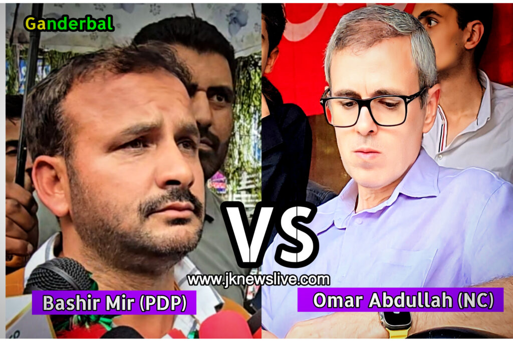 High-stakes battle in Ganderbal: Bashir Mir vs Omar Abdullah - JK News Live
